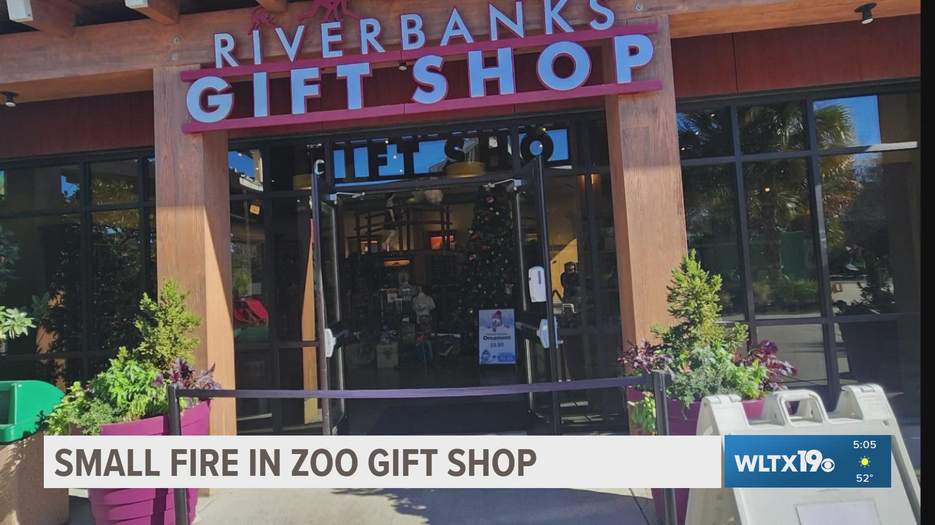 Small fire at zoo closes gift store | wltx.com