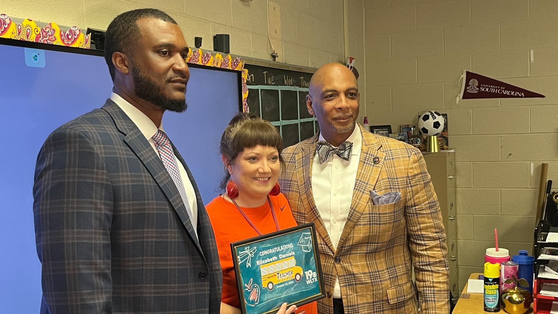 Elizabeth Daniels is News19's Teacher of the Week | wltx.com