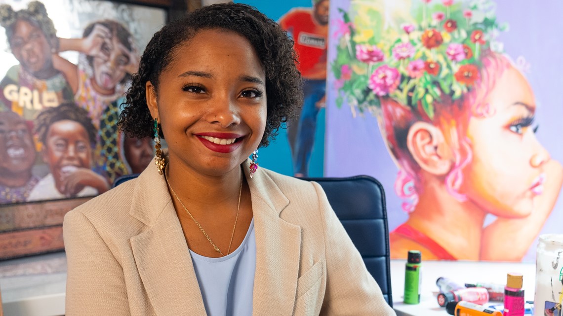 South Carolina artist I’ja Charles uses superpower to spread joy | wltx.com