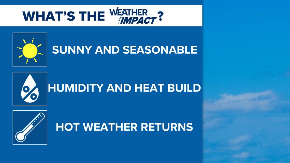Sunny and warm weather forecast | wltx.com