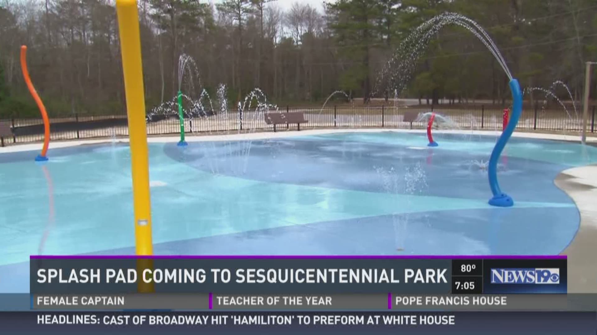 Splash Pad Coming to Sesquicentennial Park | wltx.com