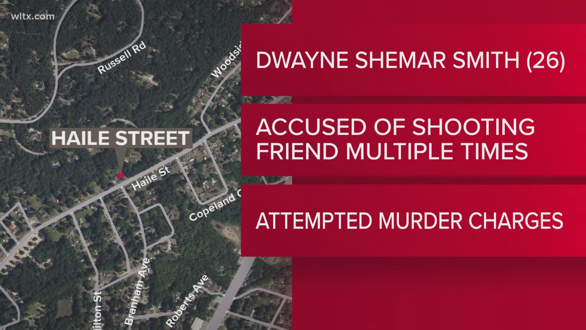Dwayne Smith arrested in Haile Street shooting in Kershaw County | wltx.com