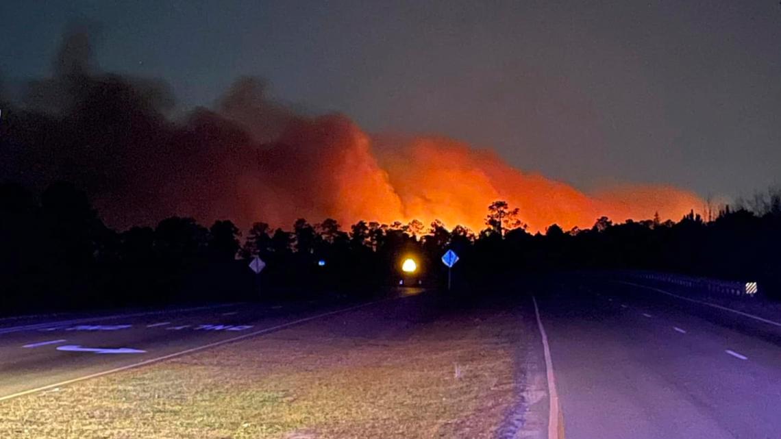 Myrtle Beach woman charged in Carolina Forest wildfire that burned 2,000 acres | wltx.com
