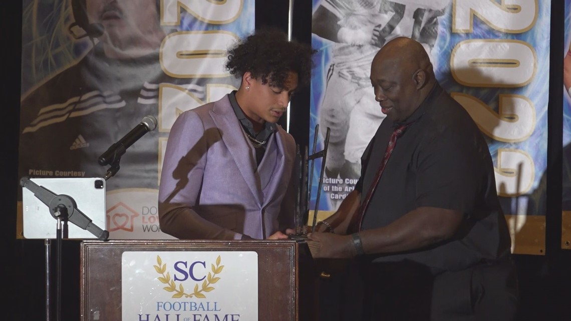 Hyatt receives the Blanchard-Rogers Trophy | wltx.com