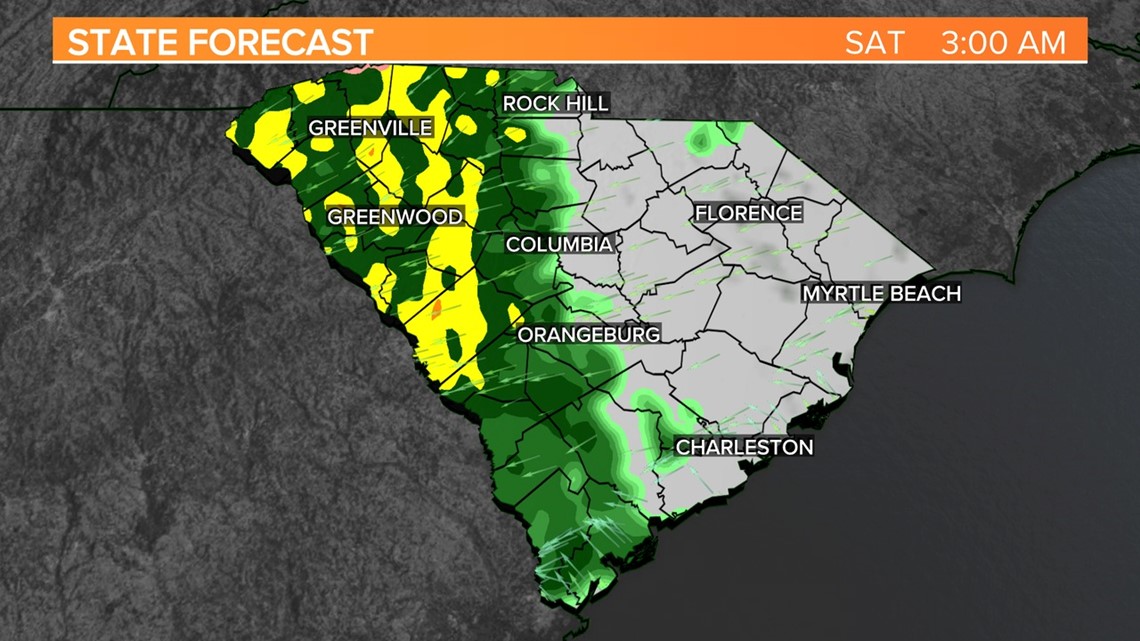 Rain returns to South Carolina for part of the weekend | wltx.com