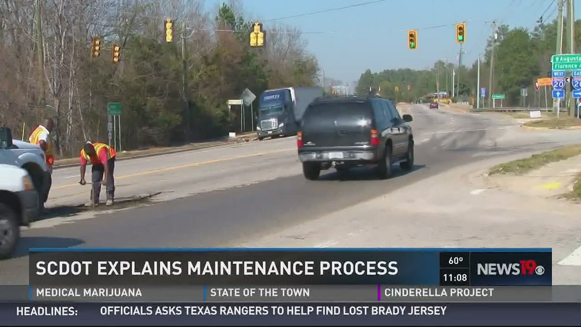 How SCDOT Maintenance Workers Handle Road Defects | wltx.com