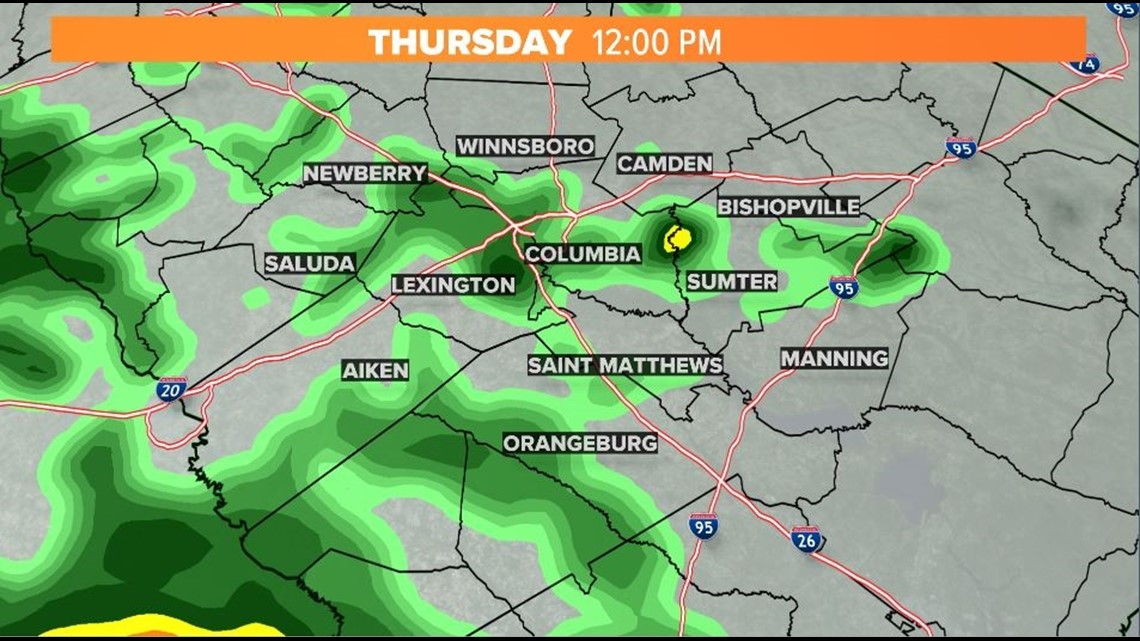 Columbia weather forecast: Will time will there be storms? | wltx.com
