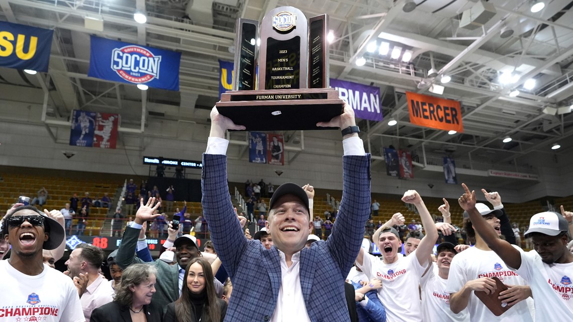 Furman wins Southern Conference Tournament, headed to first NCAA ...