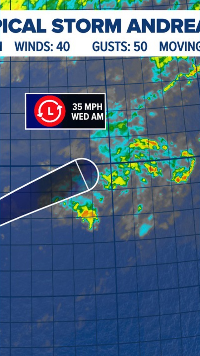 Tropical Storm Andrea becomes first named storm of the season | wltx.com