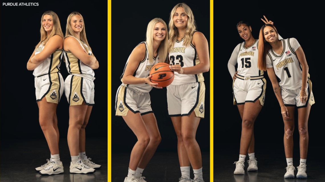 Boilermakers' basketball team is family with 3 pairs of sisters | wltx.com
