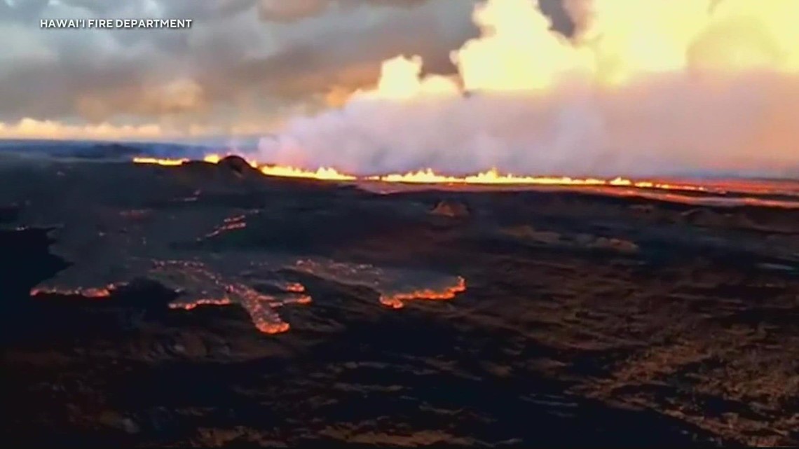 Two volcanoes erupt simultaneously in Hawaii | wltx.com