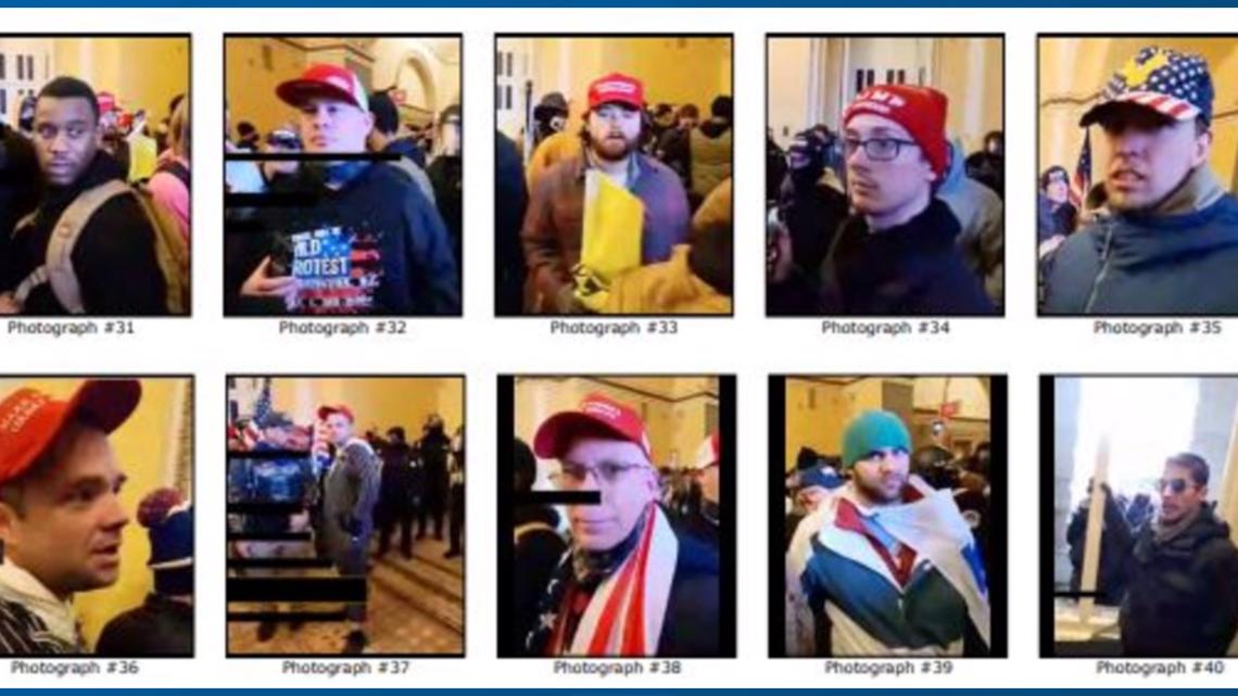 FBI releases more images of persons of interest in Capitol riot | wltx.com