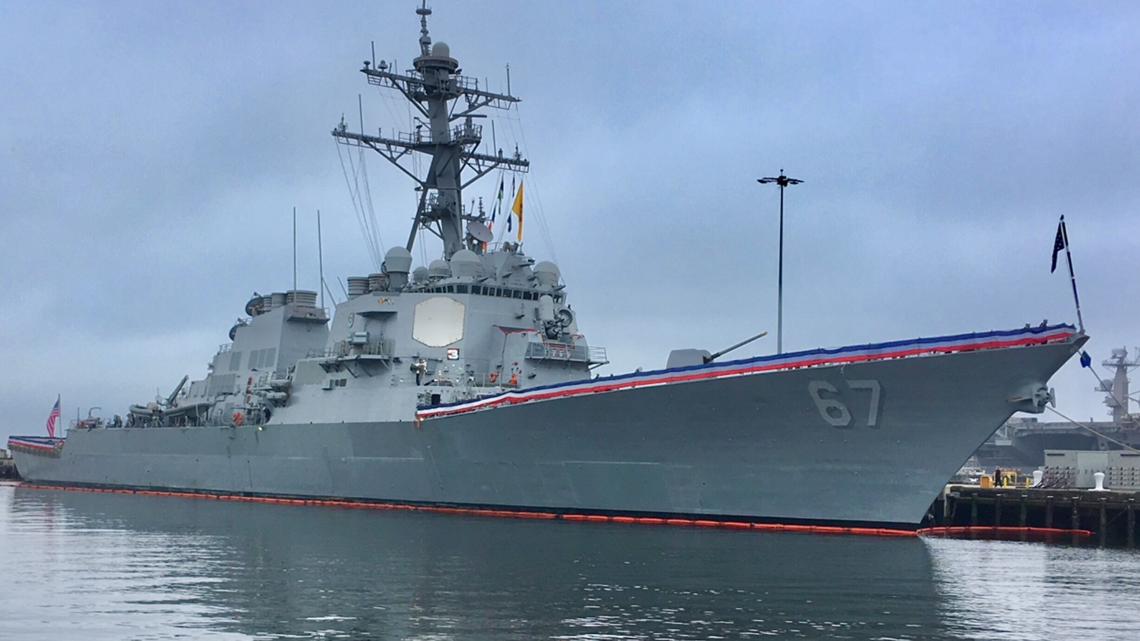 Navy holds remembrance of 2000 USS Cole terror attack | wltx.com