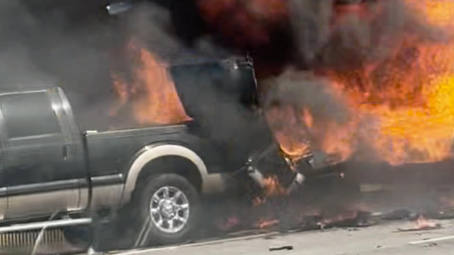 Nitrous oxide trailer explodes on I-10 in Metairie, damaging homes ...