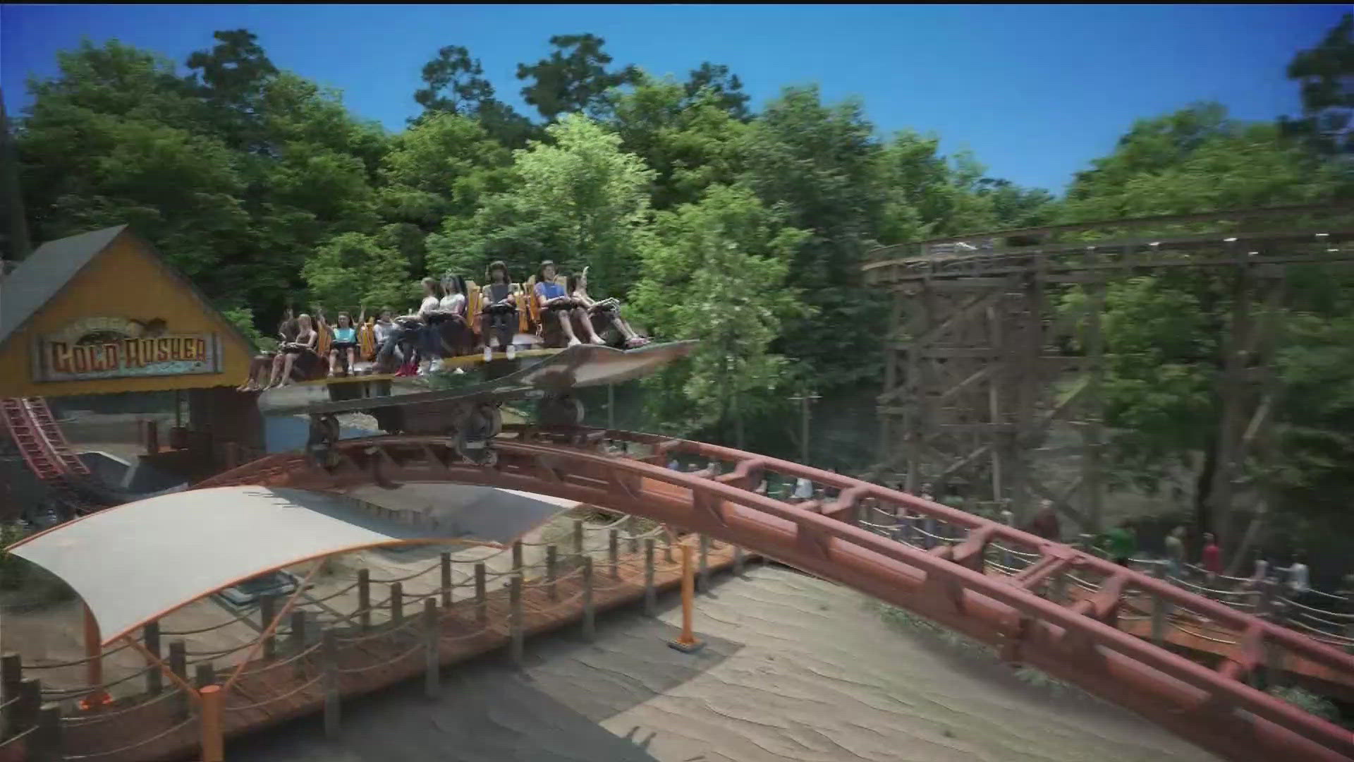 Six Flags Over Georgia new rollercoaster Georgia Gold Rusher | wltx.com