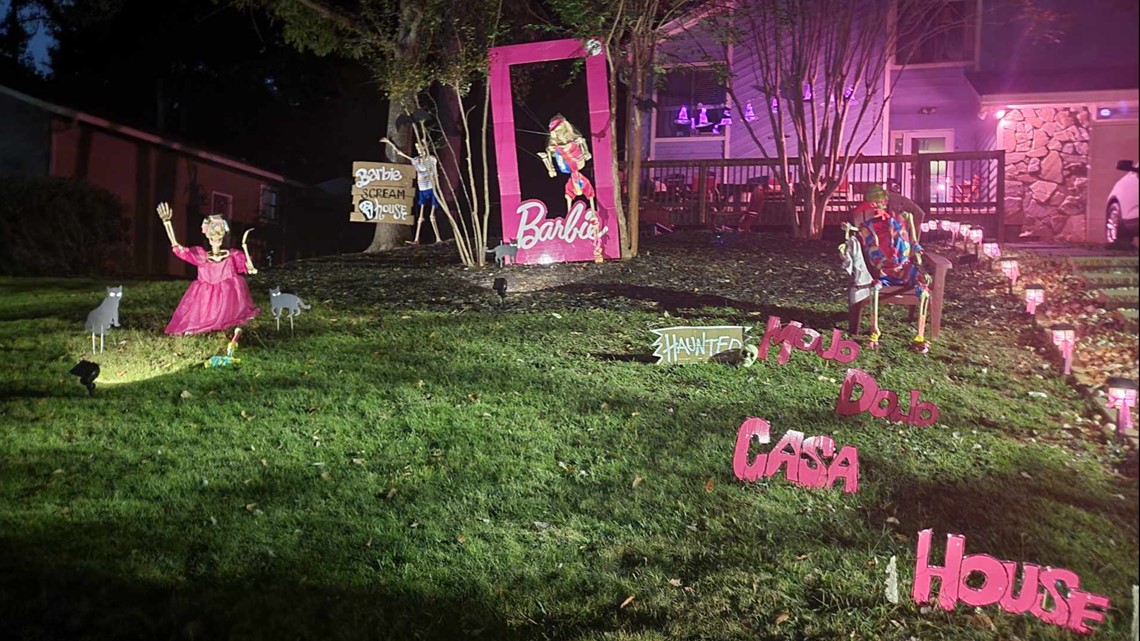 Barbie Halloween house in Roswell, Georgia | wltx.com