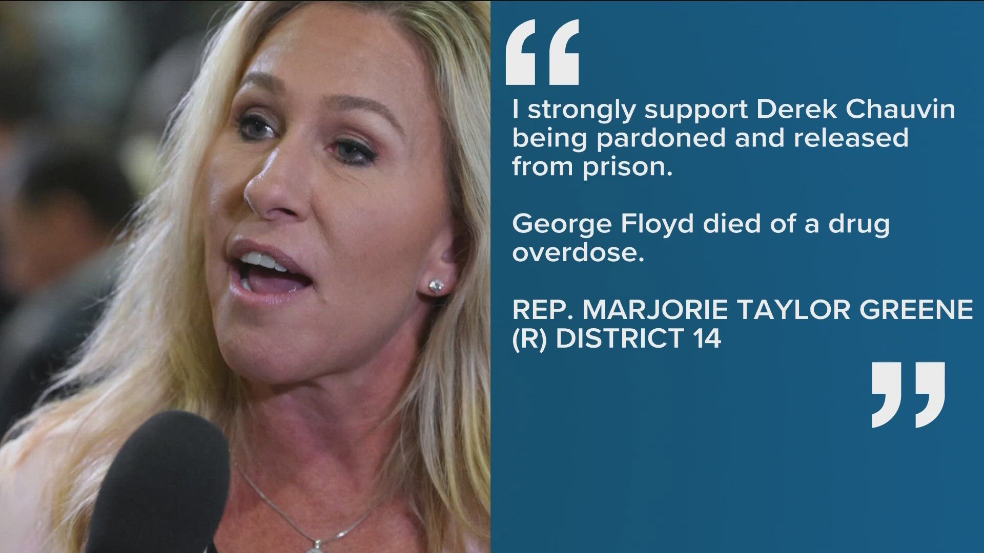 Marjorie Taylor Greene support for Derek Chauvin pardon Georgia NAACP ...