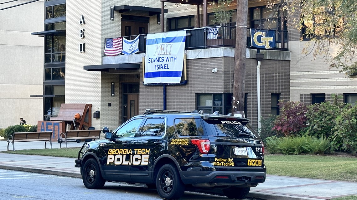 Georgia Tech Alpha Epsilon Pi Fraternity house vandalized | wltx.com